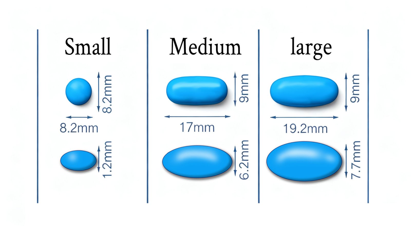 Standard Tablet Punch and Die Size Chart Explained