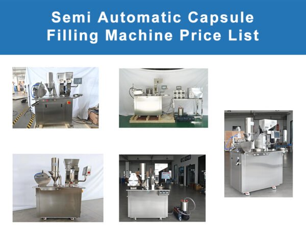 Semi Automatic Capsule Filling Machine Price List