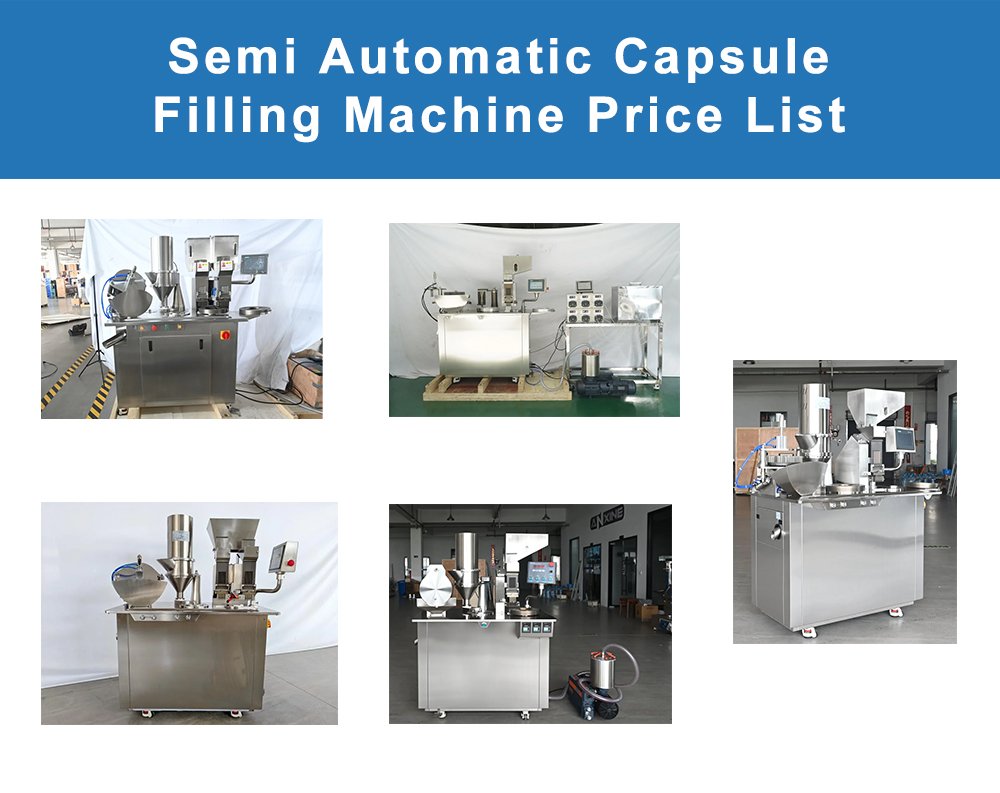 Semi Automatic Capsule Filling Machine Price List